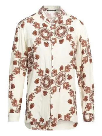 DANIELE ALESSANDRINI Shirt Size Viscose - Ivory