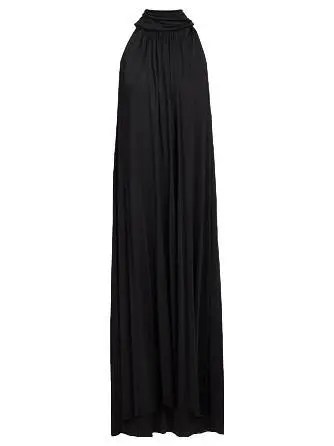DEPARTMENT 5 Midi Flared Halterneck Dress - Black