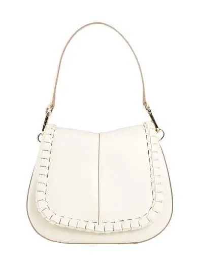 GIANNI CHIARINI Leather Saddle Bag - Off White