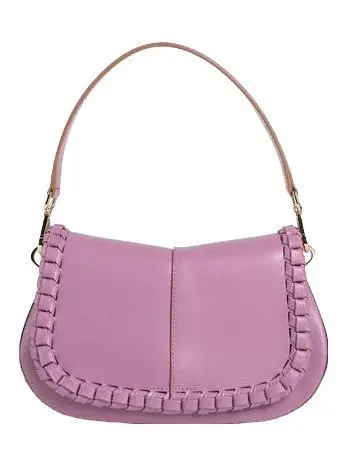 GIANNI CHIARINI Leather Saddle Bag - Purple