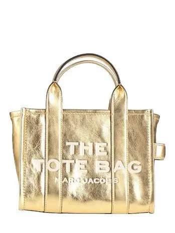 Marc Jacobs Leather Tote Handbag - Gold