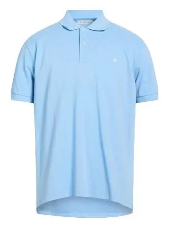 MANUEL RITZ Polo Shirt Size Cotton - Blue