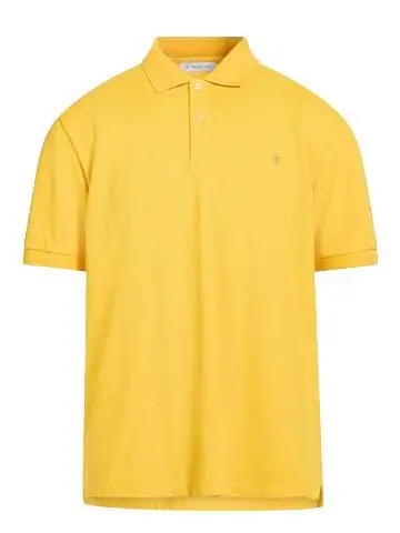 MANUEL RITZ Polo Shirt Size Cotton - Yellow
