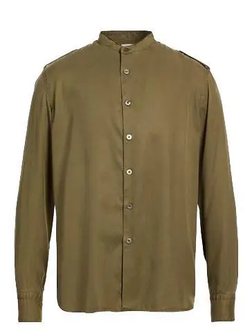 PT TORINO Shirt Military Size Lyocell - Green