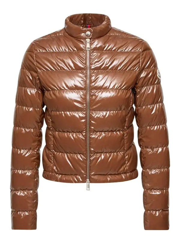 Moncler Papillon Short Down Jacket 1 - Brown