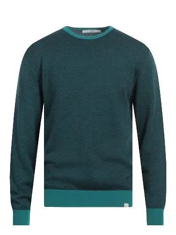 LIU •JO MAN Merino Wool Crewneck Sweater - Green