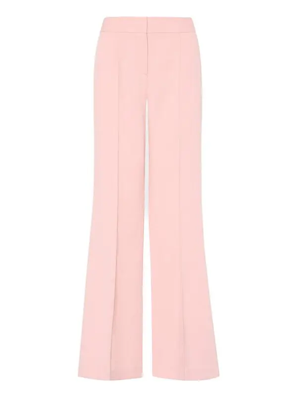 MILLY Orma Wide Leg Pants - Blush