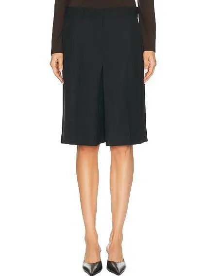 Helmut Lang Midi Skort - Black