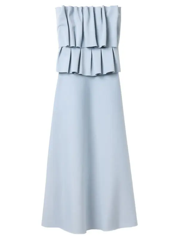 HOUSE OF DAGMAR Sculpted Tube Dress - Dove Blue
