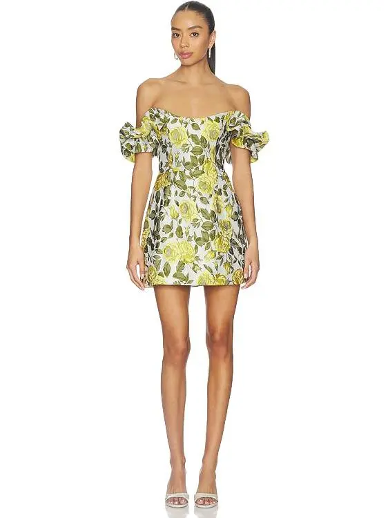 Katie May Antheia Mini Dress - Yellow Rose