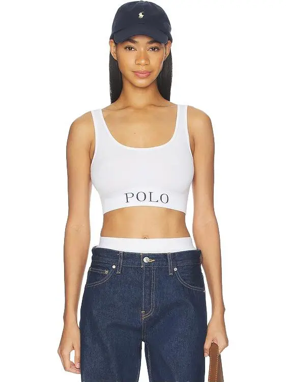 Polo Ralph Lauren Scoop Tank Top - White Cloud