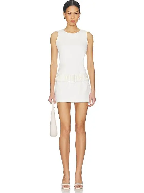 My Beachy Side Alba Denim Dress - Ivory