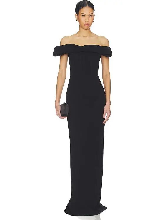 Rachel Gilbert Rydell Gown - Black