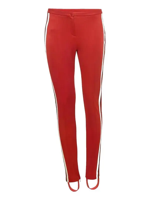 Gucci Stirrup-detail Trousers - Red