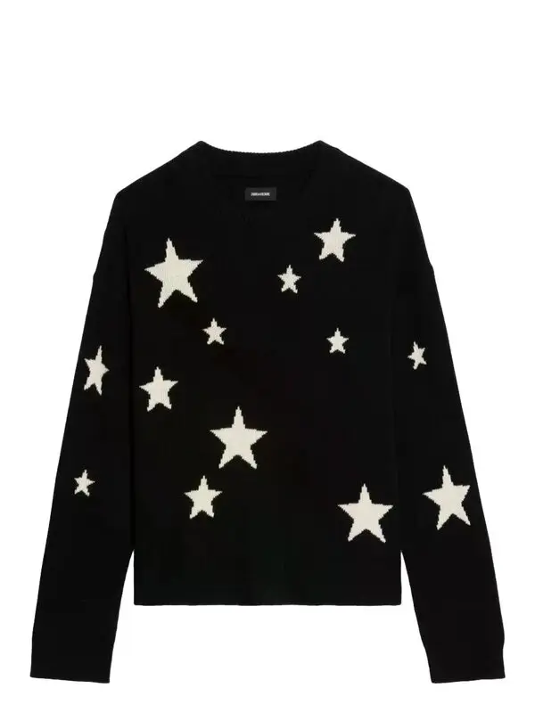 Zadig&Voltaire Star Pattern Sweater - Black