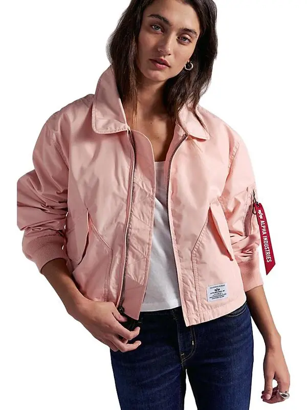 Alpha Industries Cwu 36/p Relaxed Jacket - Pink
