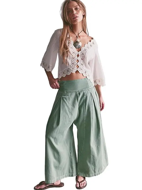 Free People Valencia Harem Jean - Mint Tea