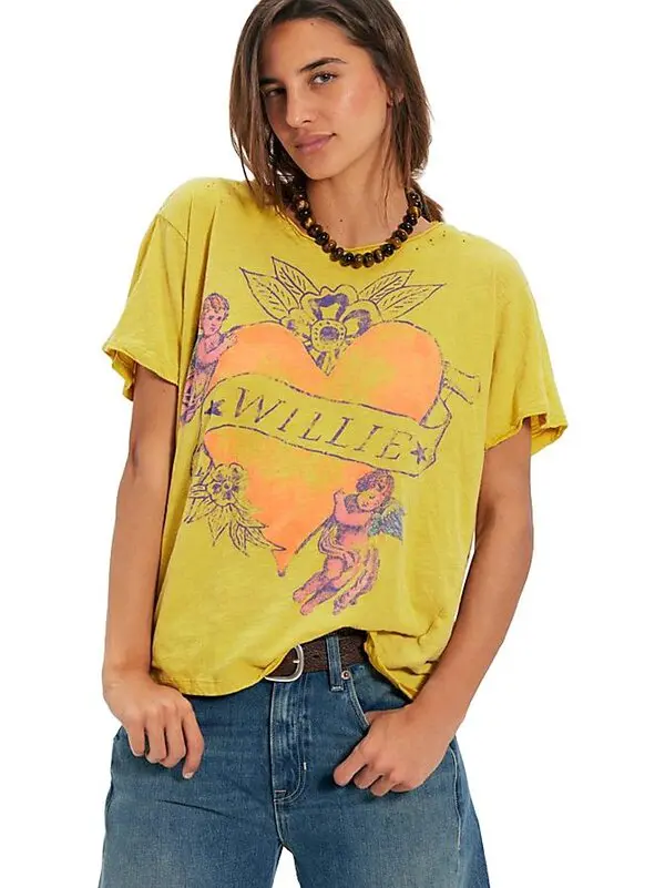 MAGNOLIA PEARL Willie Admiration Tee - Yellow