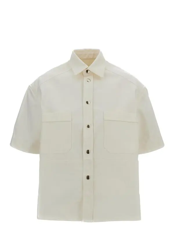 Plan C Short-sleeved Shirt - White