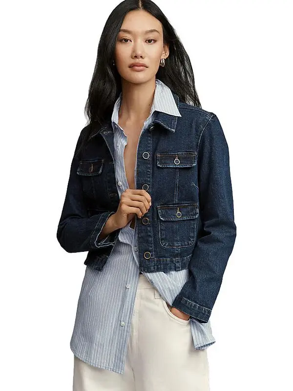 Paige Lydia Denim Jacket - Medium Denim