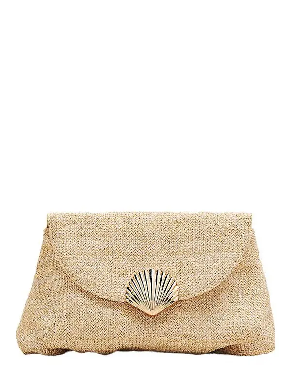 SHIRALEAH Nautical Clutch - Ivory