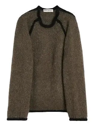 Our Legacy Rider Roundneck Mohair Sweater - Steel Mohair