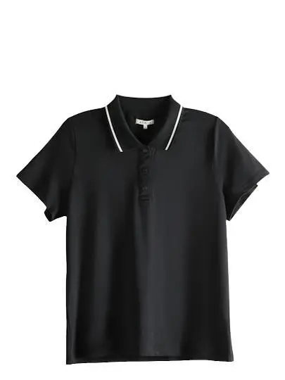 MALBON Evergreen Paloma Polo Shirt - Polo Black