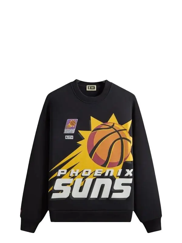 Kith Nba Allstar Phoenix Suns Nelson Crewneck Sweatshirt - Black