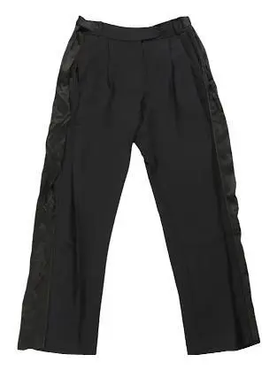 KIKO KOSTADINOV Cauda Pleated Trouser - Space Black/glossy Black