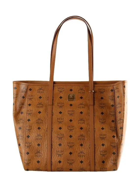 Mcm Toni Vi Shopper - Cognac