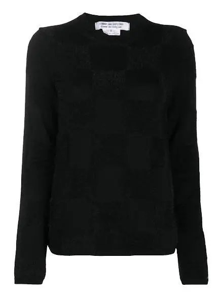 Amiri Solid Fringe Sweater - Black