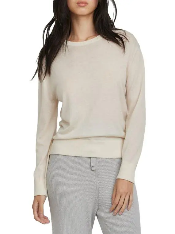 KATHRYN MCCARRON Marguerite Paper Thin Cashmere Sweater - Oatmeal