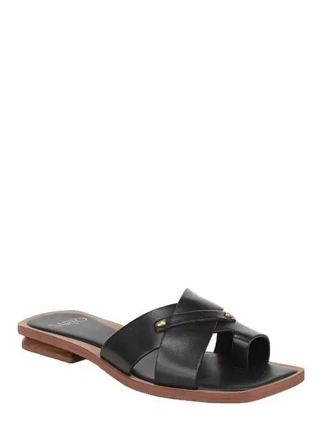 Franco Sarto Etta Toe Loop Sandal - Black