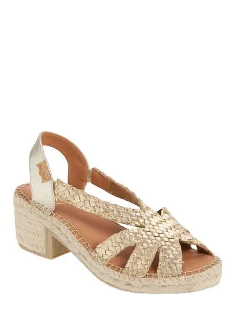 TONI PONS Doris Espadrille Sandal - Platinim