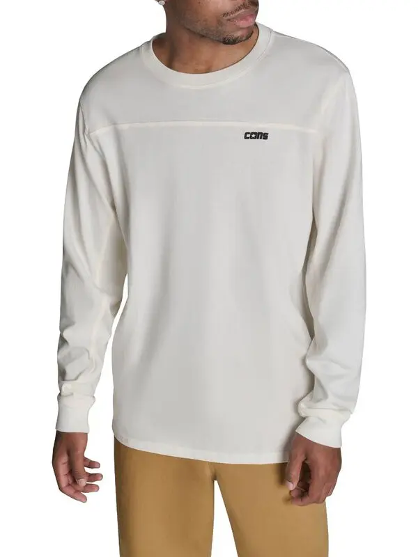 CONVERSE Cons Long Sleeve Tee - Converse Egret