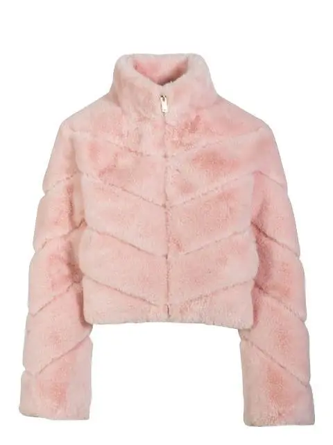 Generation Love Brianna Faux Fur Jacket - Pink