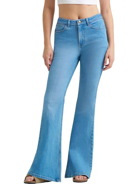 Wrangler Western High-waist Flare Leg Jeans - Georgia