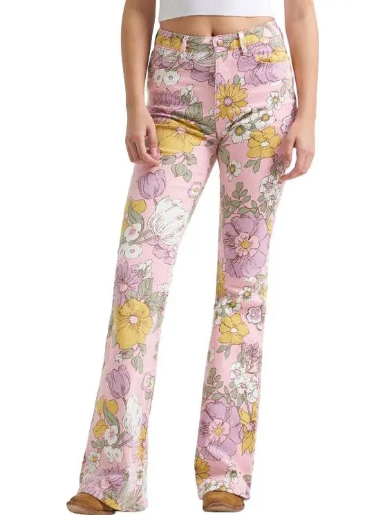Wrangler Western Flare Leg Jeans - Vintage Floral