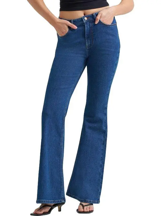 Wrangler Western High-waist Flare Leg Jeans - Wyoming