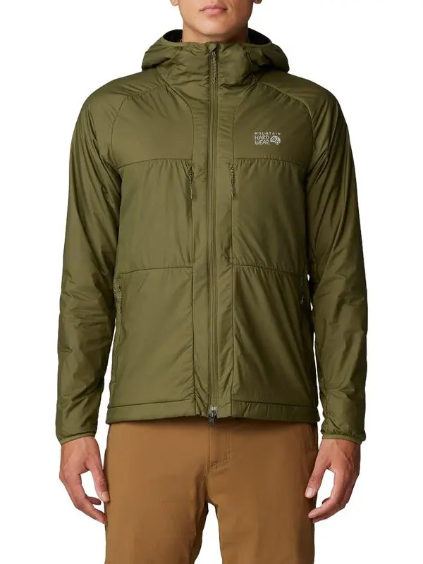 Mountain Hardwear Kor Airshell™ Warm Hoodie - Combat Green