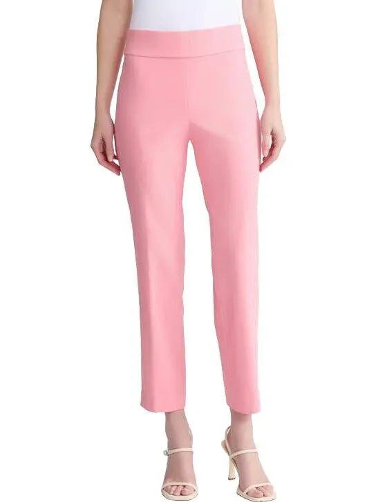 Jones New York Pull-on Straight-leg Trousers - Coral Canyon