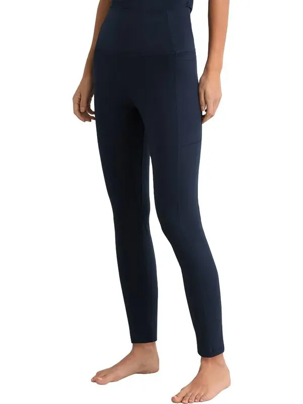 REISS Lennie High Waist Leggings - Navy