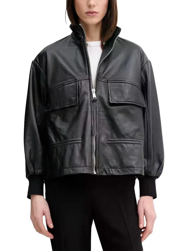 ALLSAINTS Flor Pocket Zip Jacket - Black