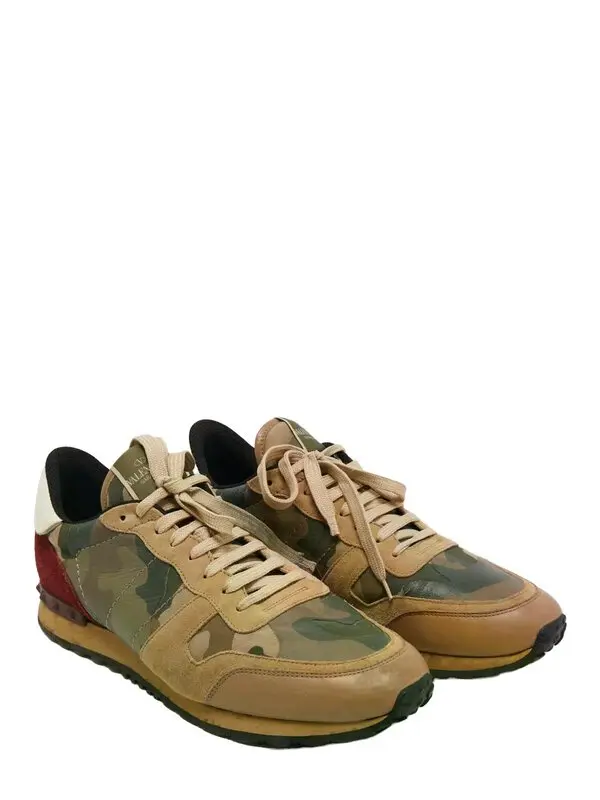 Valentino Garavani Rockrunner Camouflage Sneakers - Neutrals