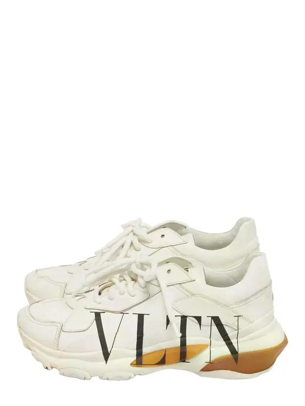 Valentino Garavani Vltn Leather Trainers - White