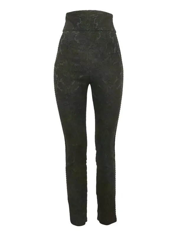 Dolce & Gabbana Jacquard Side-trim Trousers - Black