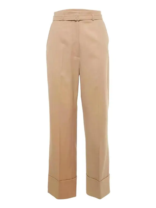 Sportmax Belted High-waist Trousers - Pink