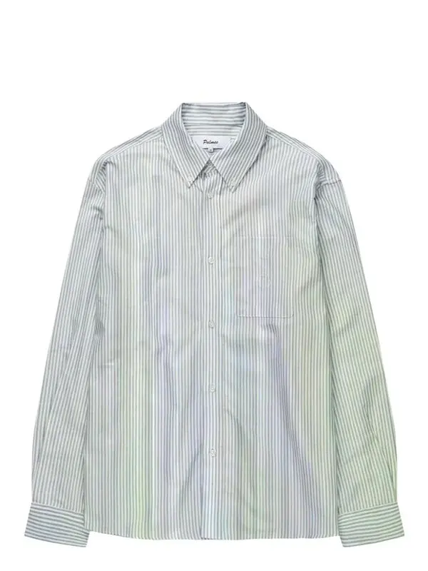 PALMES Striped Pocket Shirt - Blue