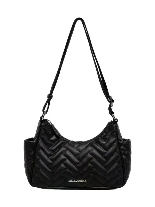 Karl Lagerfeld Quilted Crossbody Bag - Black