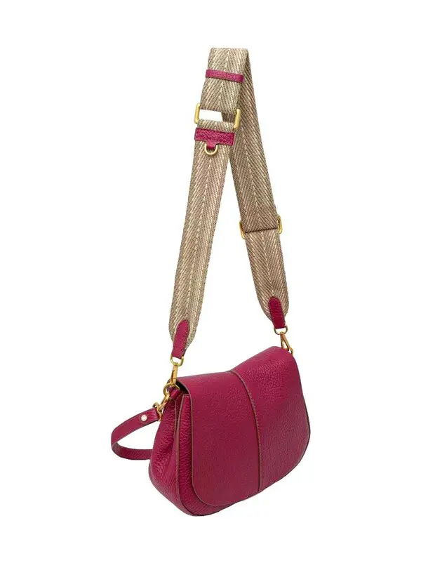 GIANNI CHIARINI Detachable Strap Leather Satchel - Pink
